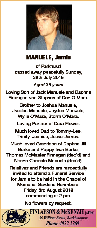 | Funeral Notices | Rockhampton | My Tributes