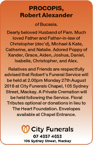 | Funeral Notices | Mackay | My Tributes