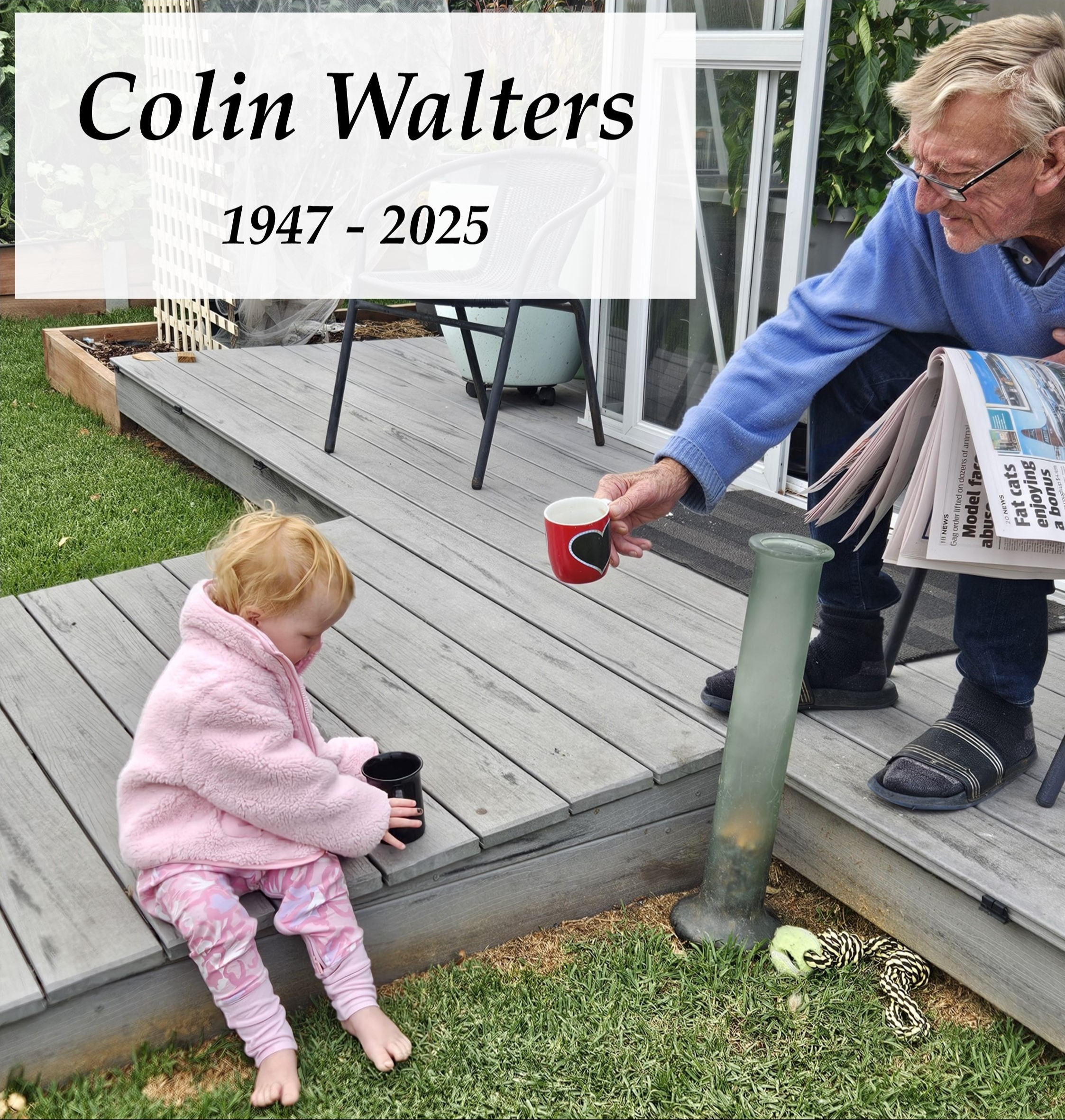 WALTERS, Colin Stanley | Death Notices | Geelong, Melbourne | My Tributes